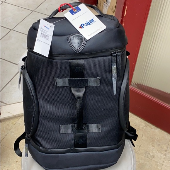 Pajar | Bags | Pajar Black Camouflage Logo Backpack New With Tags ...